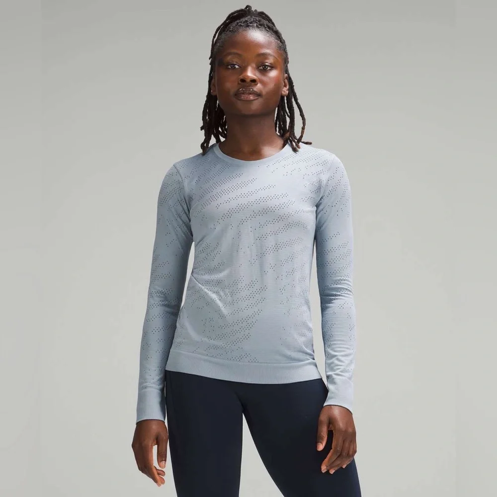 lululemon athletica | Tops | Lululemon Relaxed Swiflty In Strata Wave 4 ...
